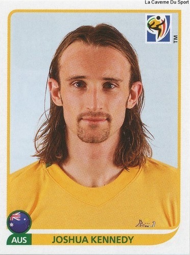 N°294 JOSHUA KENNEDY # AUSTRALIA STICKER PANINI WORLD CUP SOUTH AFRICA ...