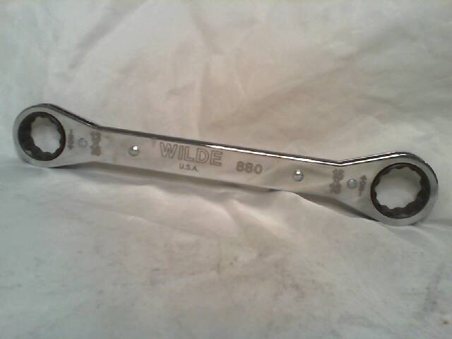 Wilde Tool 880 Ratcheting Box Wrench 13/16" x 15/16" 12PT 9-1/2" Length ...