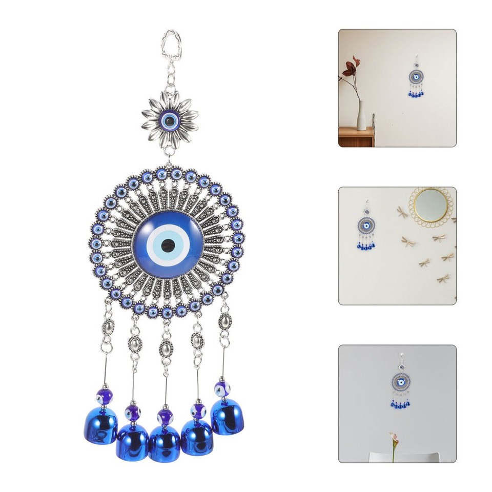 Evil Eye Sunflower Car Hanging Ornament Protection Evil Eye Hanging ...