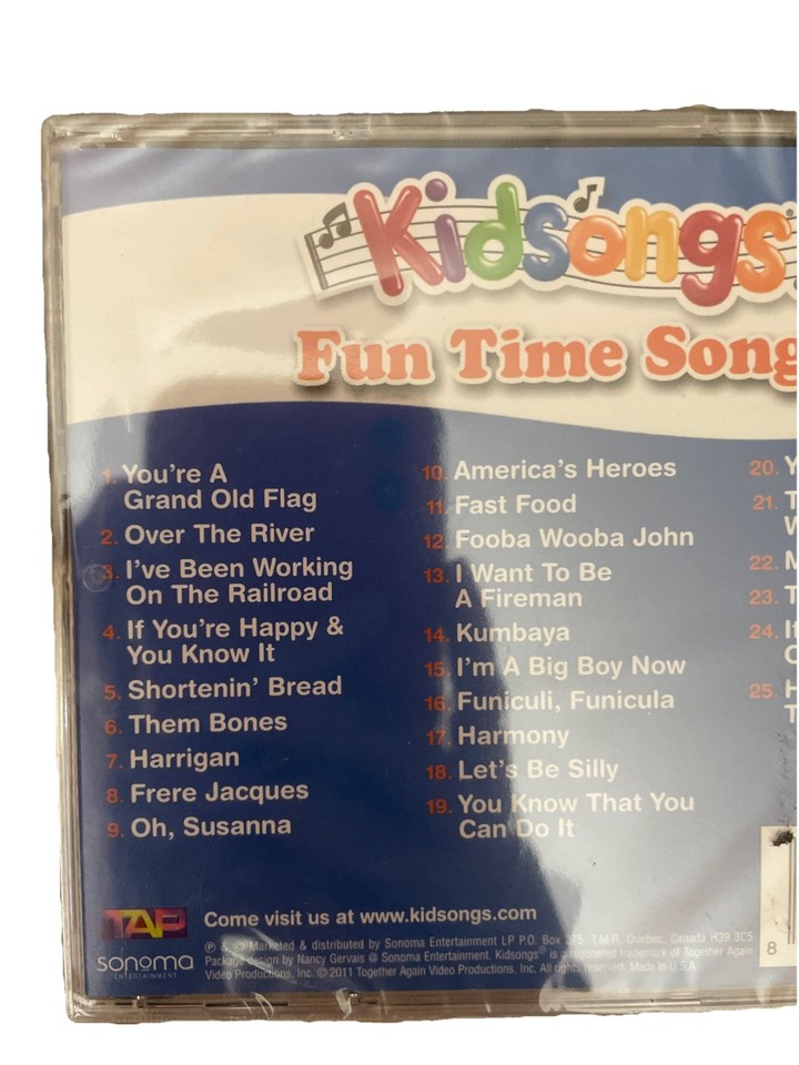 Fun Time Songs Collection by Kidsongs (CD, 2011) Sealed Kumbaya & More ...