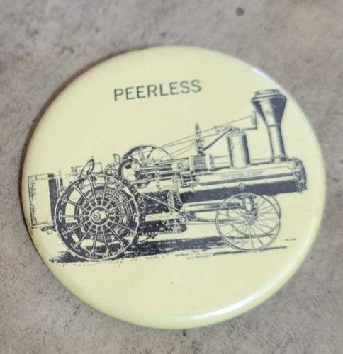 M.E. Brison Millersport Ohio 43046 Celluloid Pinback Button Peerless ...