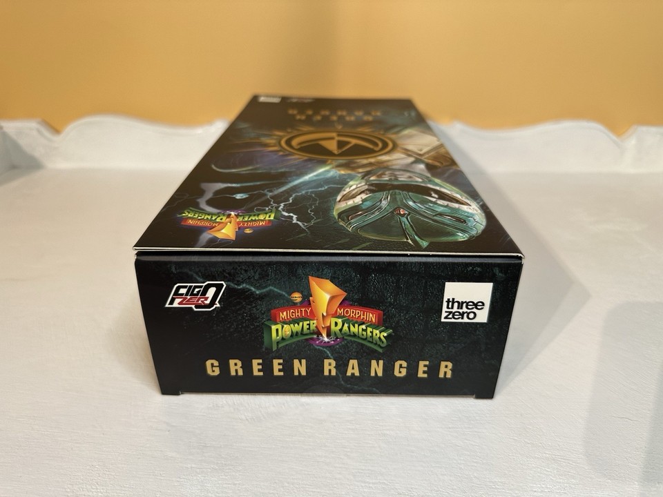 ThreeZero MMPR Green Power Ranger (Matt Cook) FigZero 1/6 Figure NEVER ...