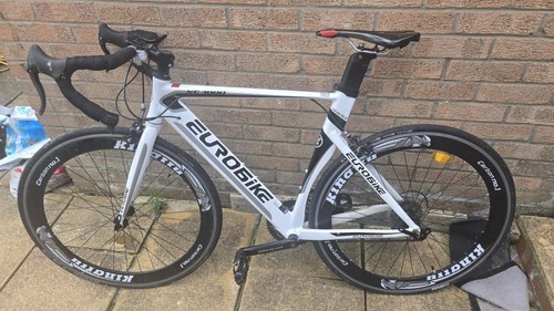 Eurobike XC7000 road bike racer, 54cm M frame, 16 speed Claris STI ...