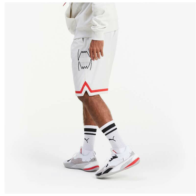 LIMITED PUMA HOOPS '73 FRANCHISE WOVEN SHORTS STREET COURT 530313-03 M ...