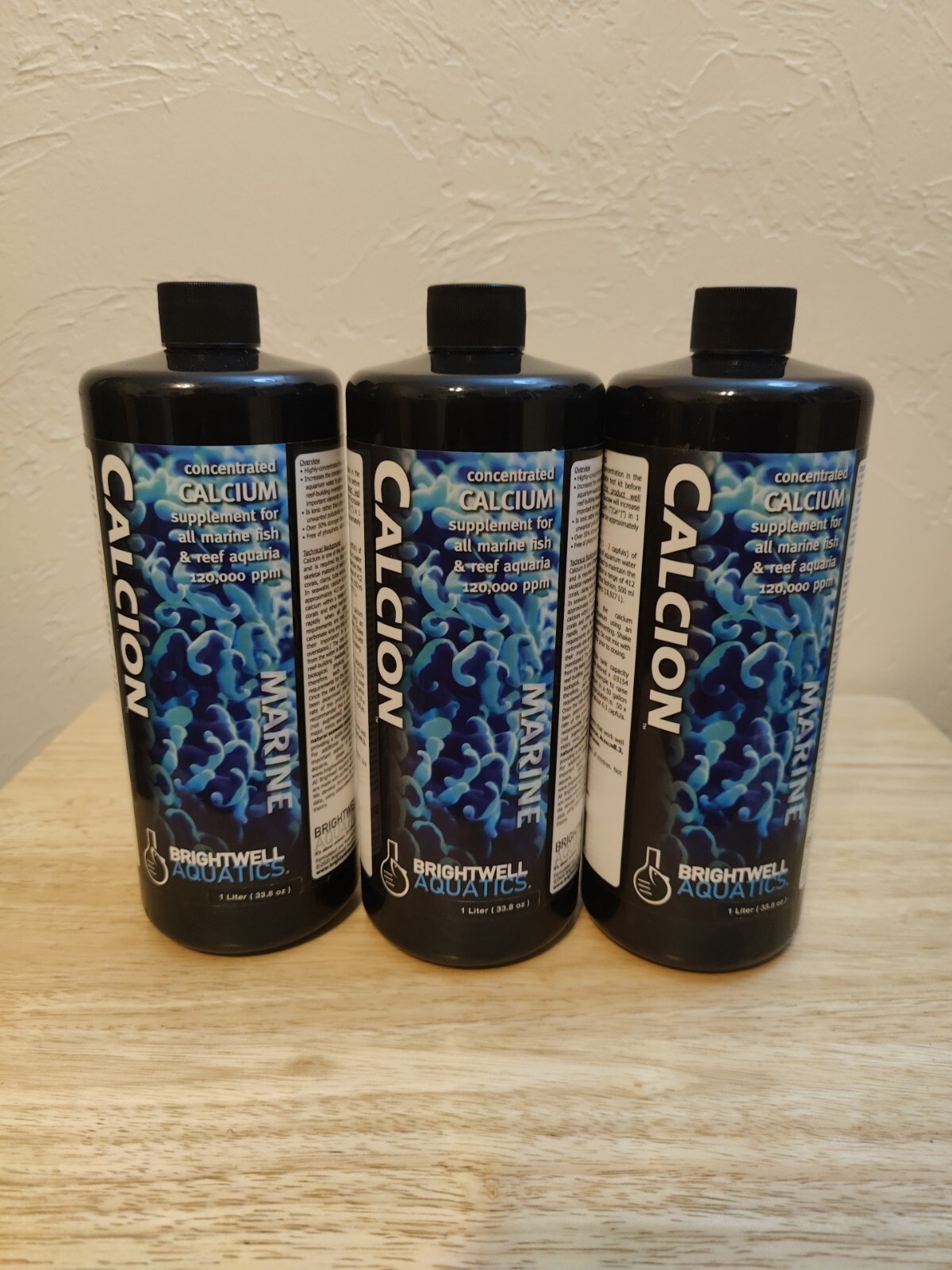 3L Brightwell Aquatics Calcion 3x 1L Concentrated Liquid Calcium Reef ...