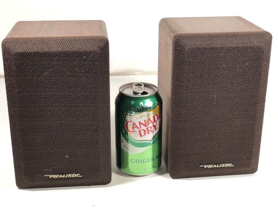 Vintage Realistic Minimus 7W Speakers Cat No 40-2039C Walnut Wood 8 ...