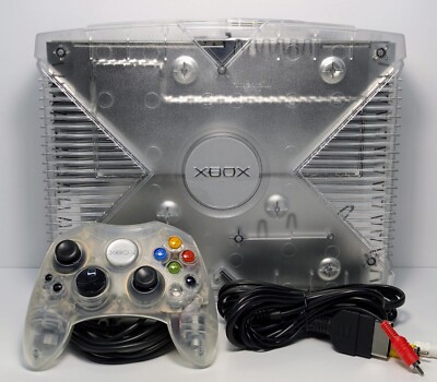 Original Xbox Crystal Limited Edition OEM Controller - FULL RESTORATION ...