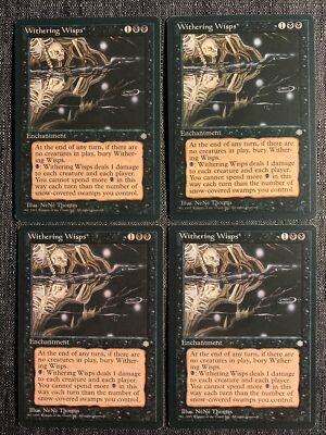 4x Withering Wisps - MP - Ice Age - MTG Magic The Gathering | eBay