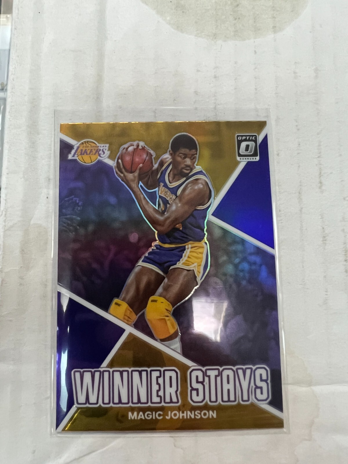 Magic Johnson 2022-23 Donruss Optic Winner Stays Purple Prizm #19 NrMt ...