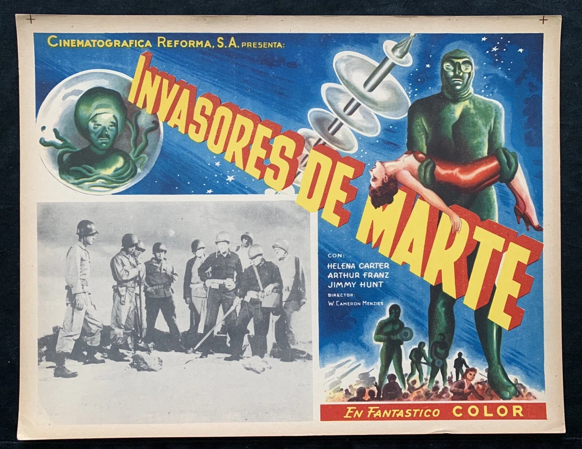 Invaders From Mars Lobby Cards