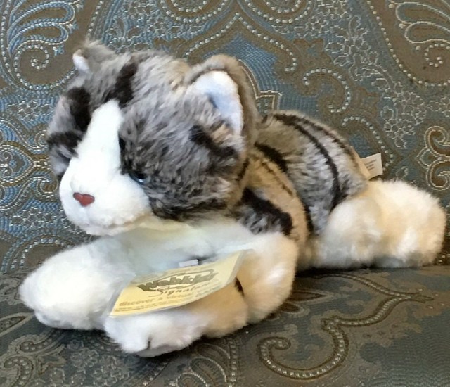 Webkinz Small Signature Grey Tabby Cat for sale online | eBay