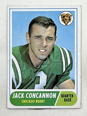 Jack Concannon 1968 Topps #153 Sports NFL Philadelphia Eagles Bears ...