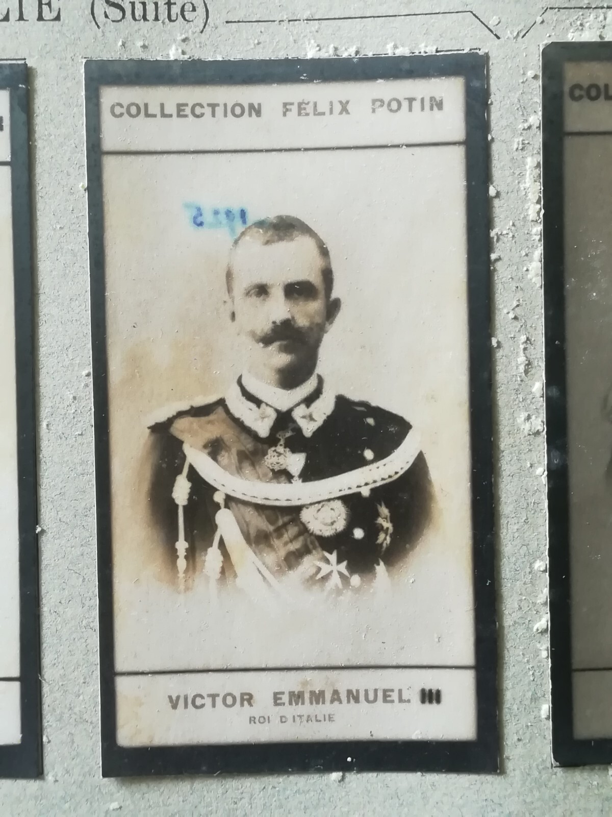 to382 FELIX POTIN 1er ALBUM 1902 Souverains Italie Roi Victor Emmanuel ...