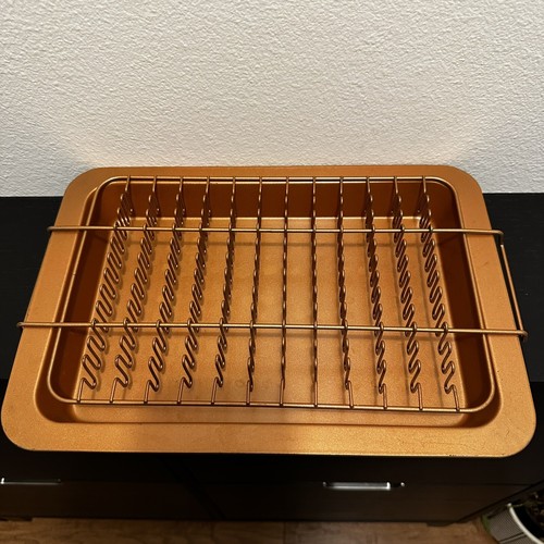 Gotham Steel Crisper Tray & Gotham Steel Bacon Bonanza Copper Non Stick ...