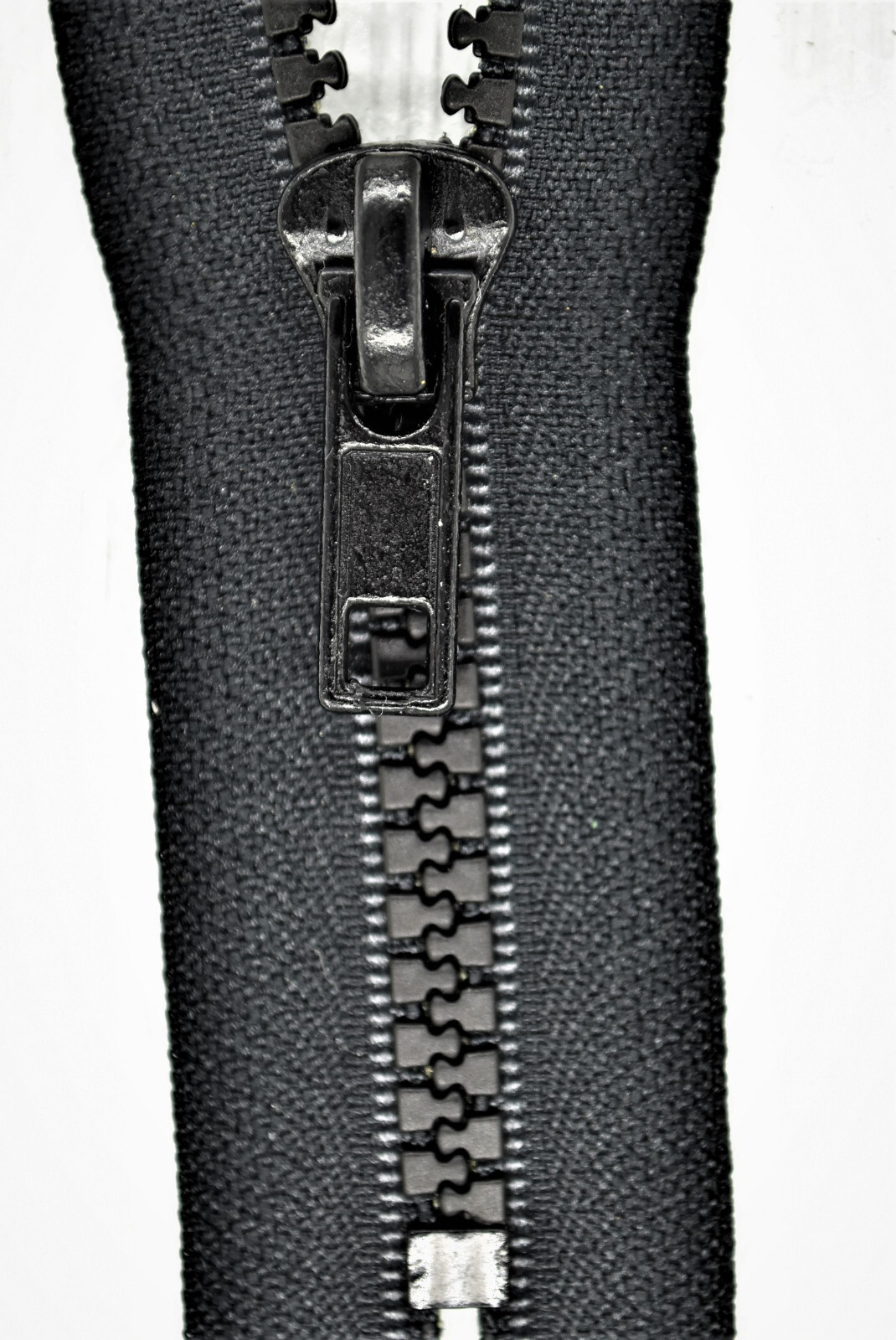 Black Vislon Zipper Chain 8 Mm From 16 - 500 Cm Non-Separable Automatic ...