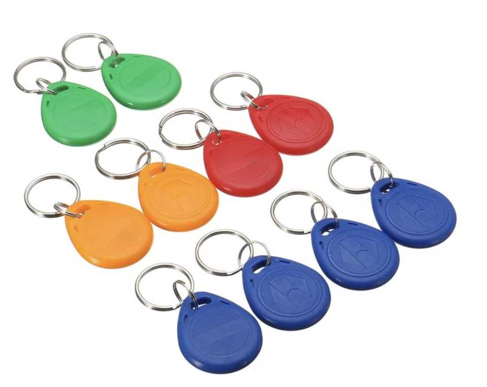 🔥5/10/20/50/100/500 - 125Khz RFID Proximity ID Card Token Tags Key Fobs ...