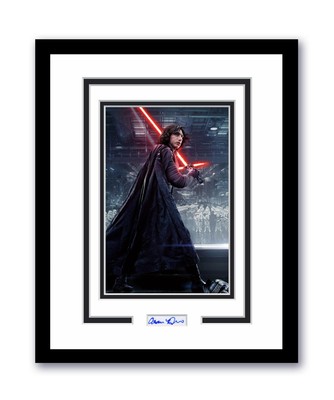 Star Wars Adam Driver Autographed Signed 11x14 Framed Photo Kylo Ren ...