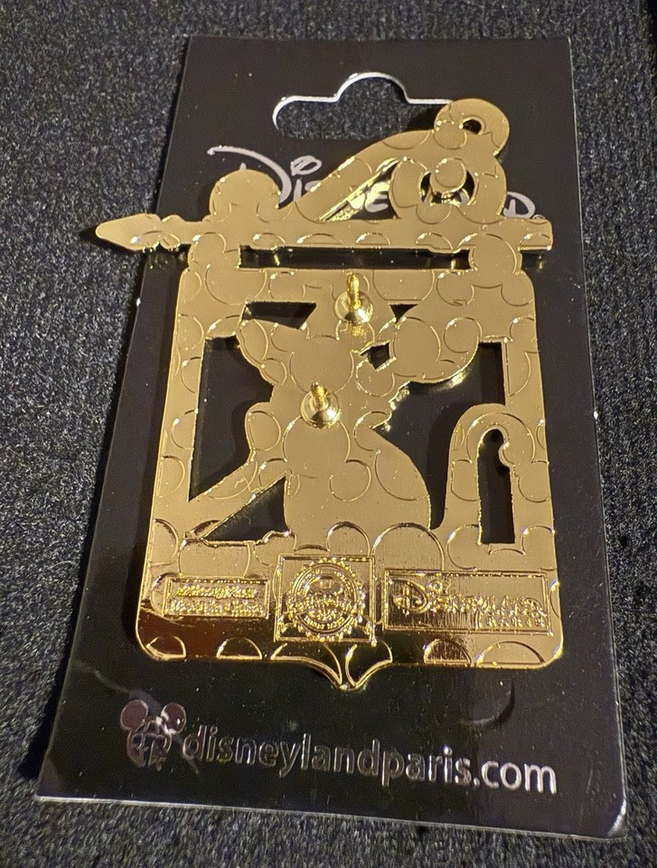 DISNEY PARIS PIN Ratatouille CHEZ REMY Restaurant Sign NEW on Card DLP ...