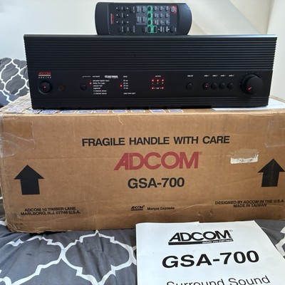Adcom GTP-700 Home Theater Preamplifier Tuner -- Original REMOTE ...