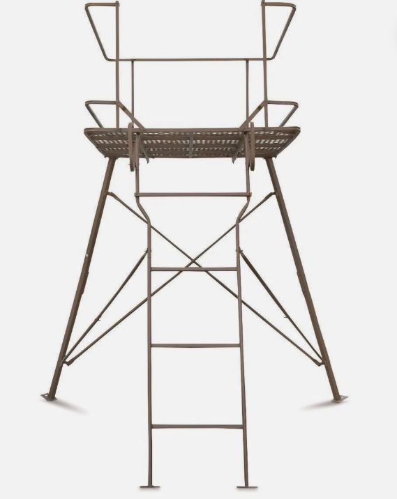 6 Feet Tall 4x4 2 Man Tripod Stand Hunting w/ Blind Deer Wrap ...