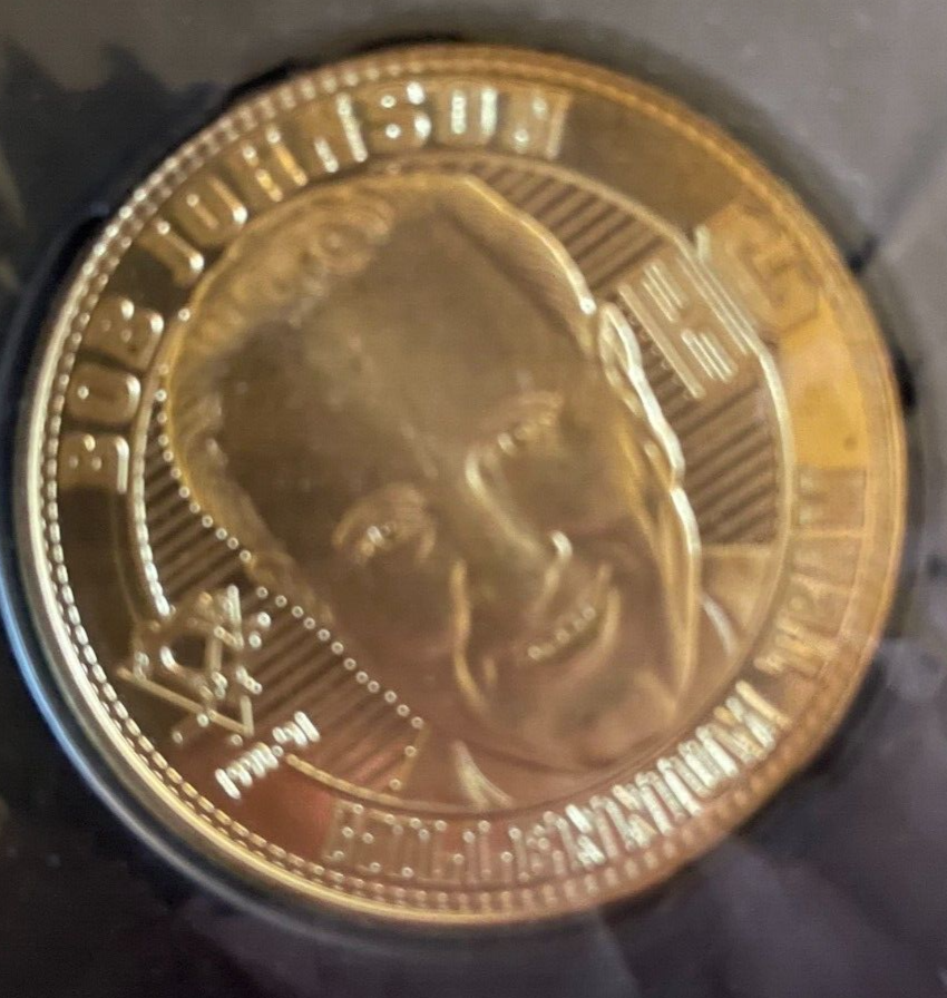 BOB JOHNSON #HC Pittsburgh Penguins Millennium Team Collectors Coin ...
