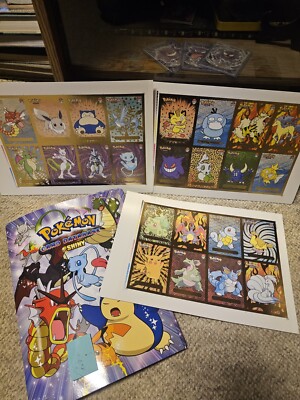 Uncut Shiny Pokemon Sheets | eBay