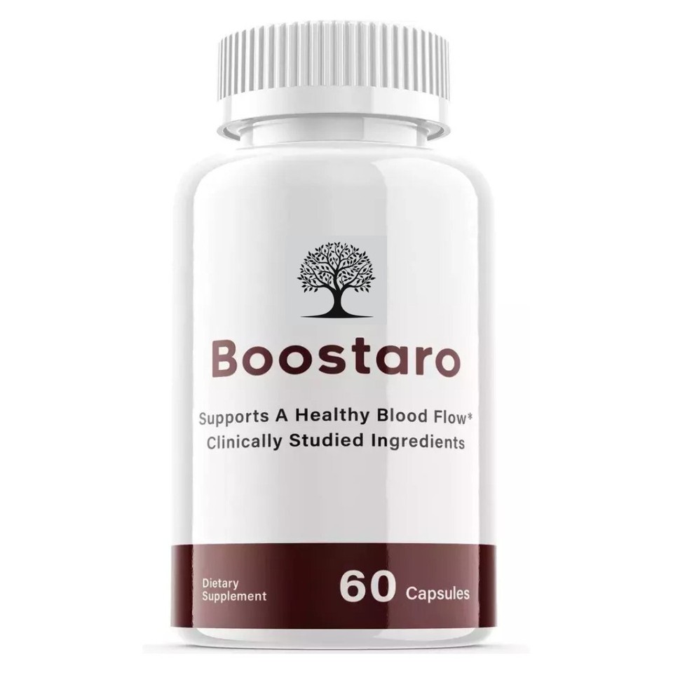 Boostaro Capsule Enhanced Blood Flow Support Natural dietary supplement ...