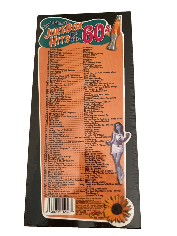Ultimate Jukebox Hits Of The 60's 5x Disc CD Box Set 1960's Music NEW ...