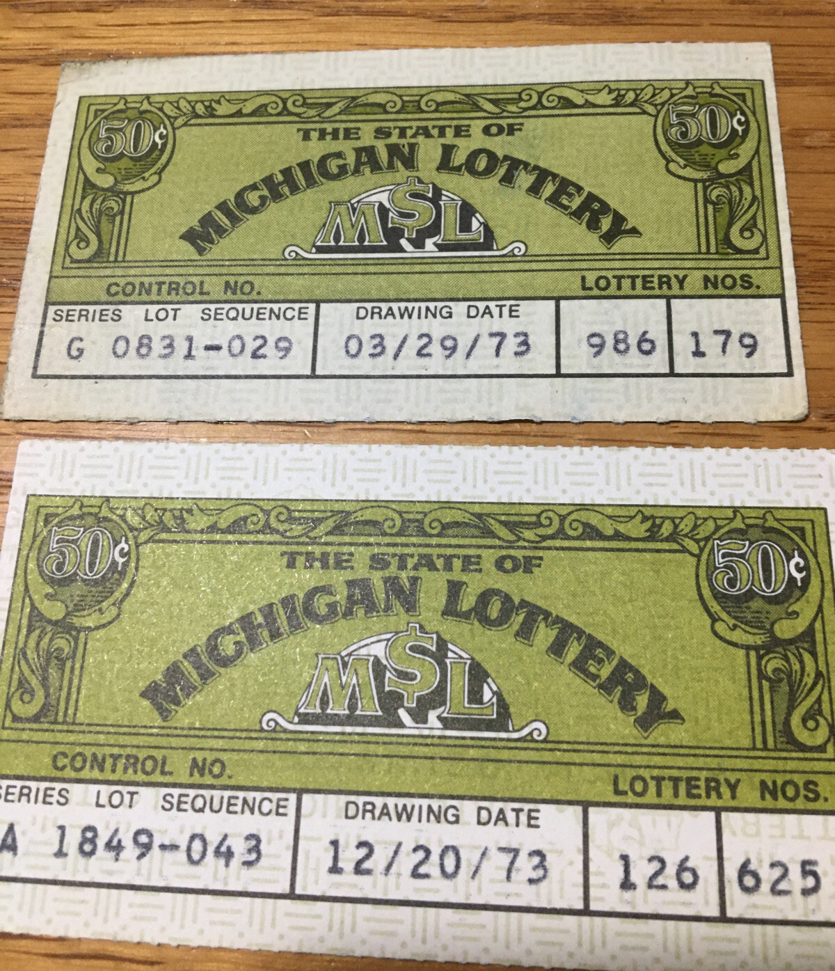 State Of Michigan Lottery Ticket you get three | eBay