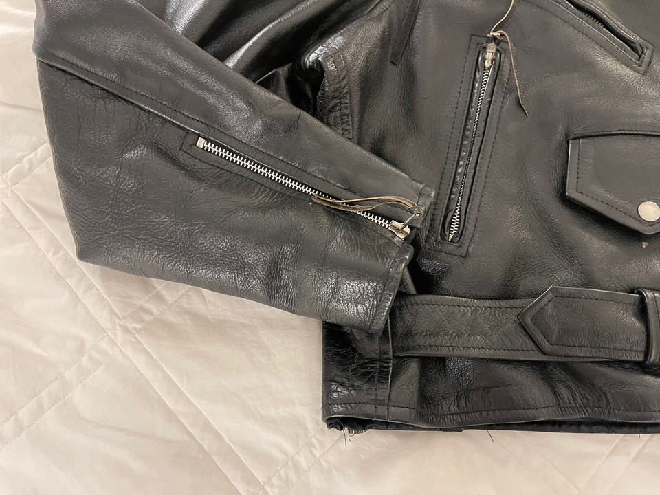 X Element B7800 Traditional Slant Zipper Biker Jacket Size XL | eBay