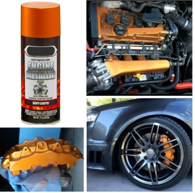 Metallic Burnt Copper Coating Caliper Brake Rotor High Heat Engine ...