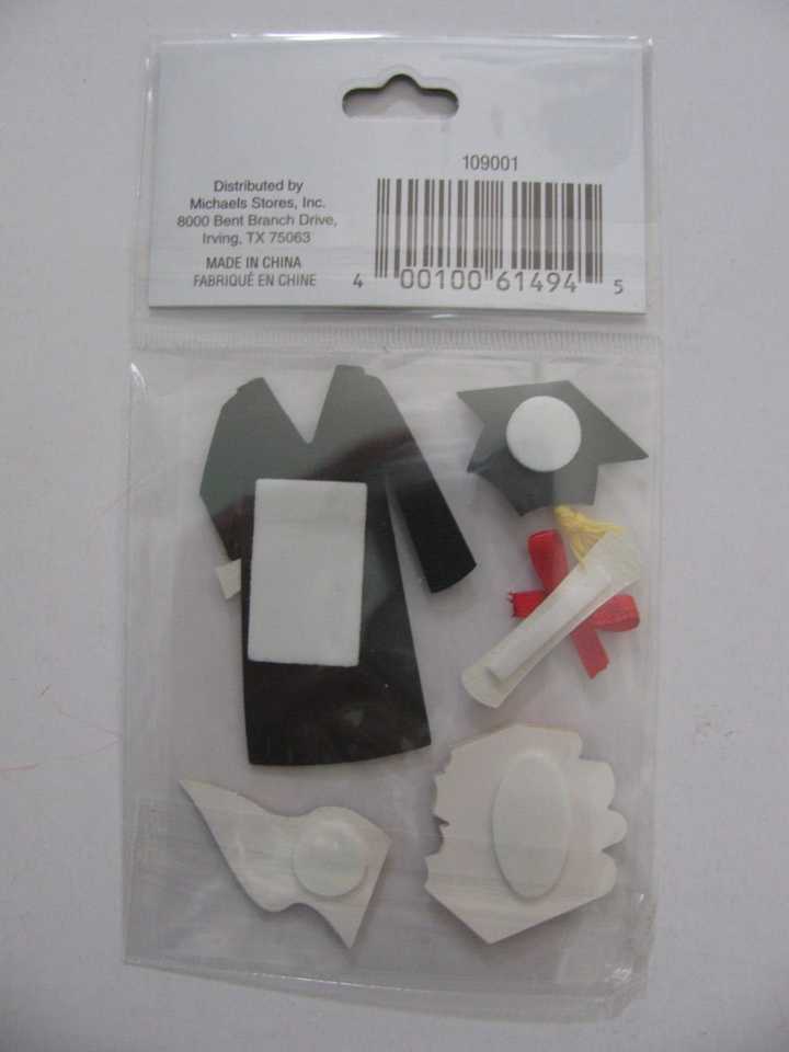 Recollections Stickers GRADUATION Gown Cap Diploma Books 5 Pieces NIP ...