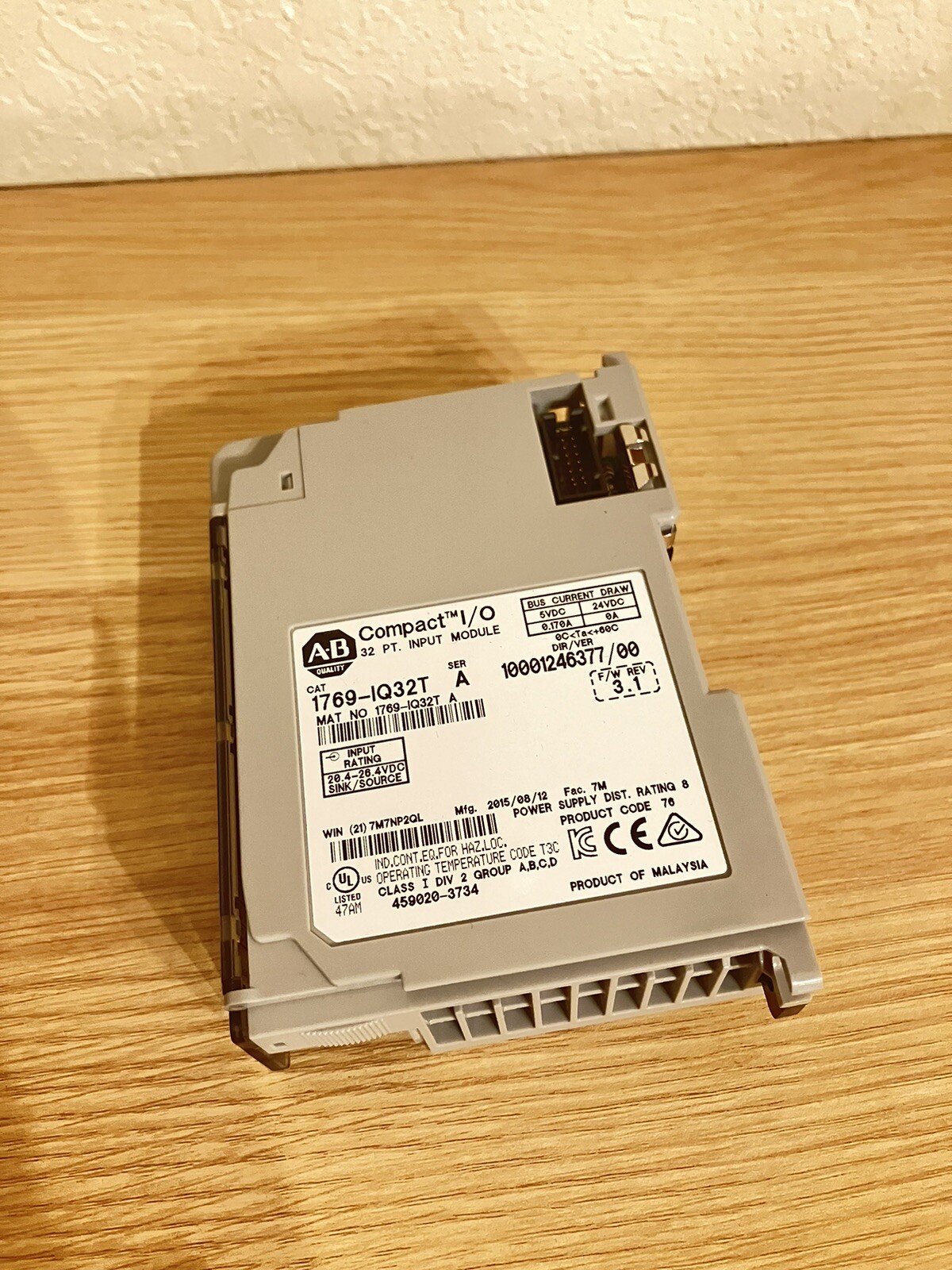 Allen-Bradley 1769-IQ32T 24V DC Input Module | eBay