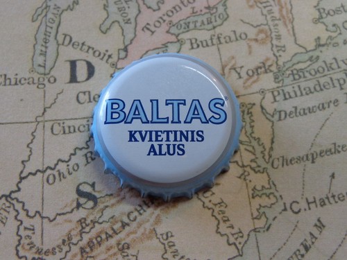 Beer Bottle Crown Cap ~ Švyturys White - SVYTURYS Baltas Hefeweizen ...