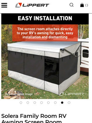 Lippert Solera Family Room RV Awning Screen Room | eBay