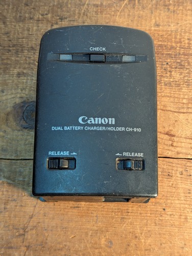 Canon CH-910A Dual Battery Charger for GL2, XL1S, XL H1A, XHA1s, BP-900 ...