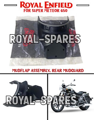 Royal Enfield "MUDFLAP ASSEMBLY, REAR MUDGUARD" For Super Meteor 650 | eBay