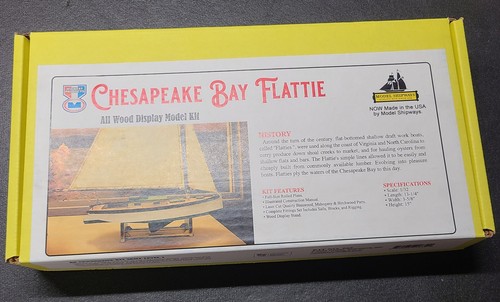 Midwest Models/ Model Shipways Chesapeake Bay Flattie. Wooden Model ...