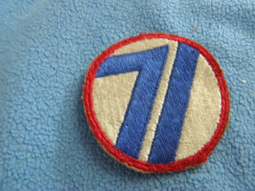WW II U.S. ARMY 71st INFANTRY DIVISION PATCH INSIGNIA | eBay