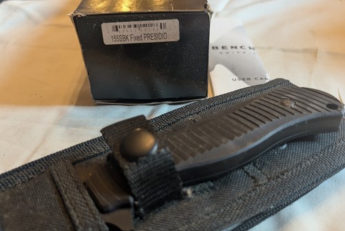 Rare Discontinued Benchmade 155SBK Fixed PRESIDIO Osborne Design | eBay