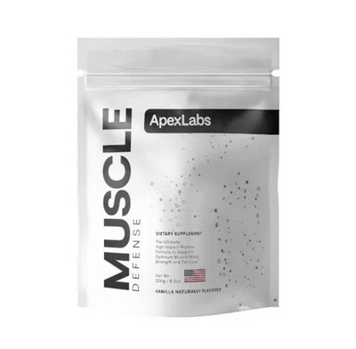 Apex Labs Muscle Defense Protein Powder 15 Servings Vanilla Exp 11/2026 ...