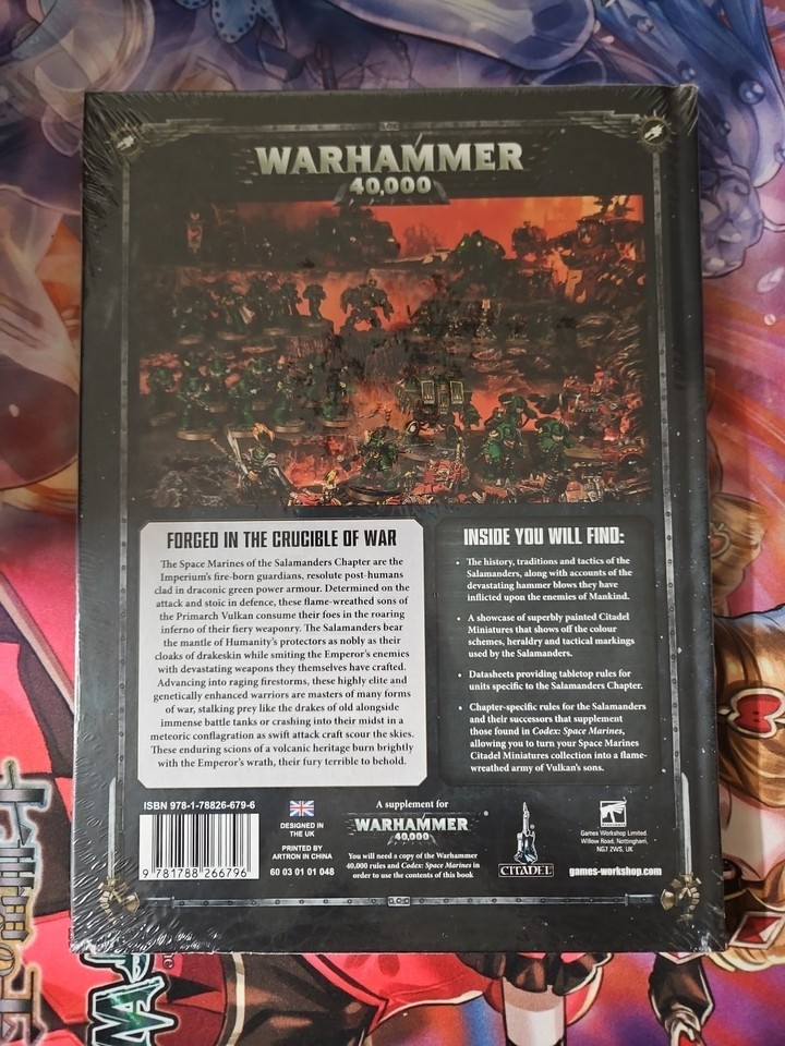 Codex Supplement Salamanders [Sealed] [x1] Space Marines [Warhammer ...