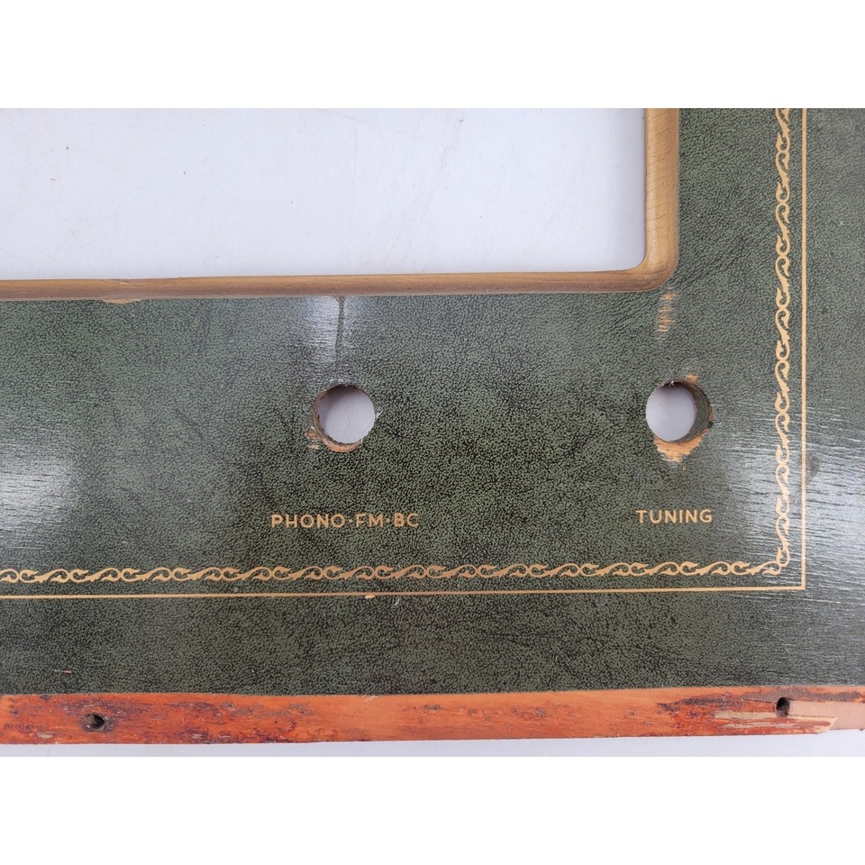 Facia for Philco Vintage Radio Console - Faceplate | eBay