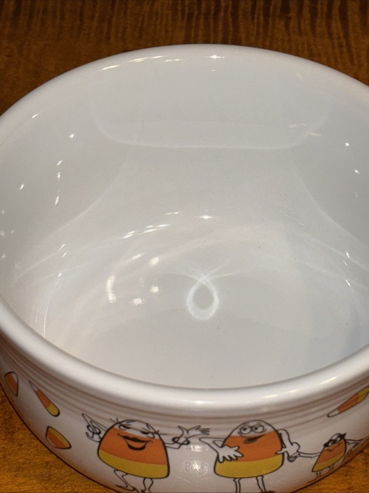 Fiestaware Fiesta Halloween Candy Corn Family Gusto Bowl HTF | eBay