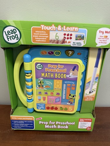 Leap Frog Prep For Preschool Math Book NEW Ages 3+ Counting Numbers ...