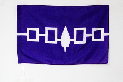 IROQUOIS PEOPLE FLAG 3' x 5' for a pole - HAUDENOSAUNEE FLAGS 90 x 150 ...