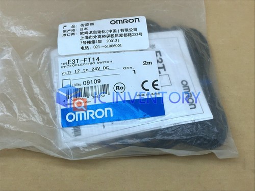 Brand New Omron E3T-FT14 Photoelectric Switch Sensor E3TFT14 12-24VDC ...
