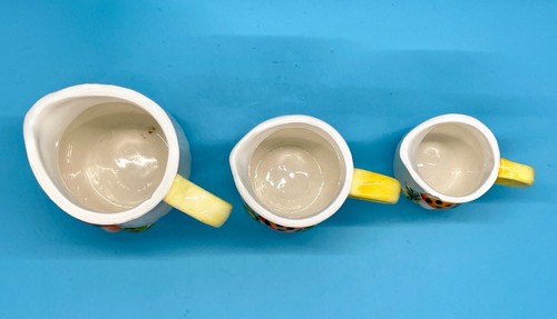 Set of 3 Vintage Sears Merry Mushroom Measuring Pitchers – 1/2 C, 1/4 C ...