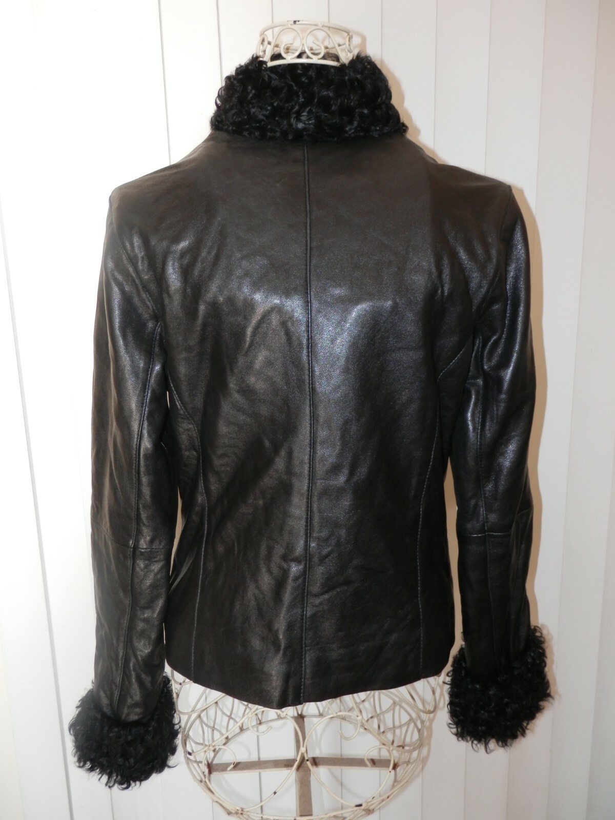 Women's COLLEZIONE SA 100% Genuine Leather Jacket Ins… - Gem