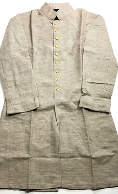 CIVIL WAR CS CSA CONFEDERATE INFANTRY JEAN WOOL FROCK COAT JACKET-LARGE ...